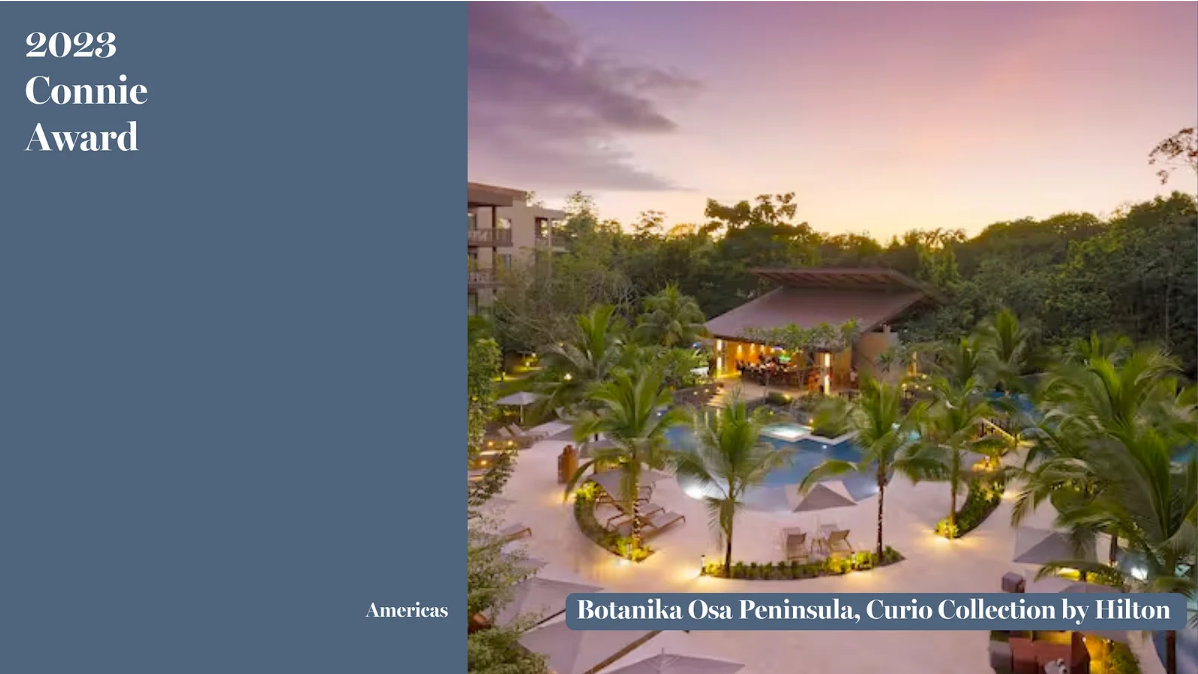 Botánika Resort Wins Connie Award for Top Service